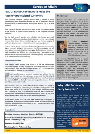 FERMA Newsletter #52 | PDF