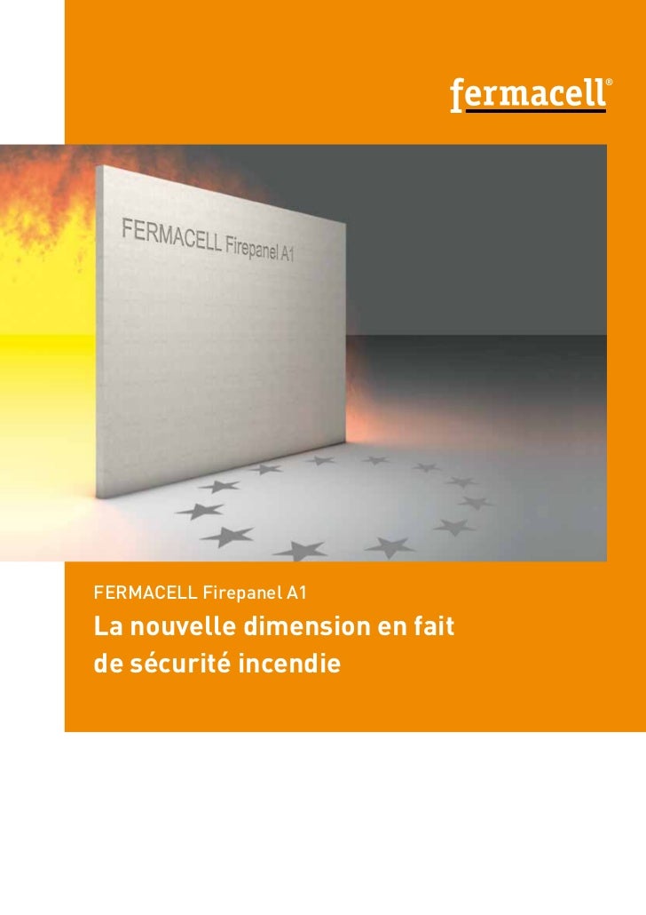 FERMACELL Firepanel A1 - la nouvelle dimension en fait de securité in…