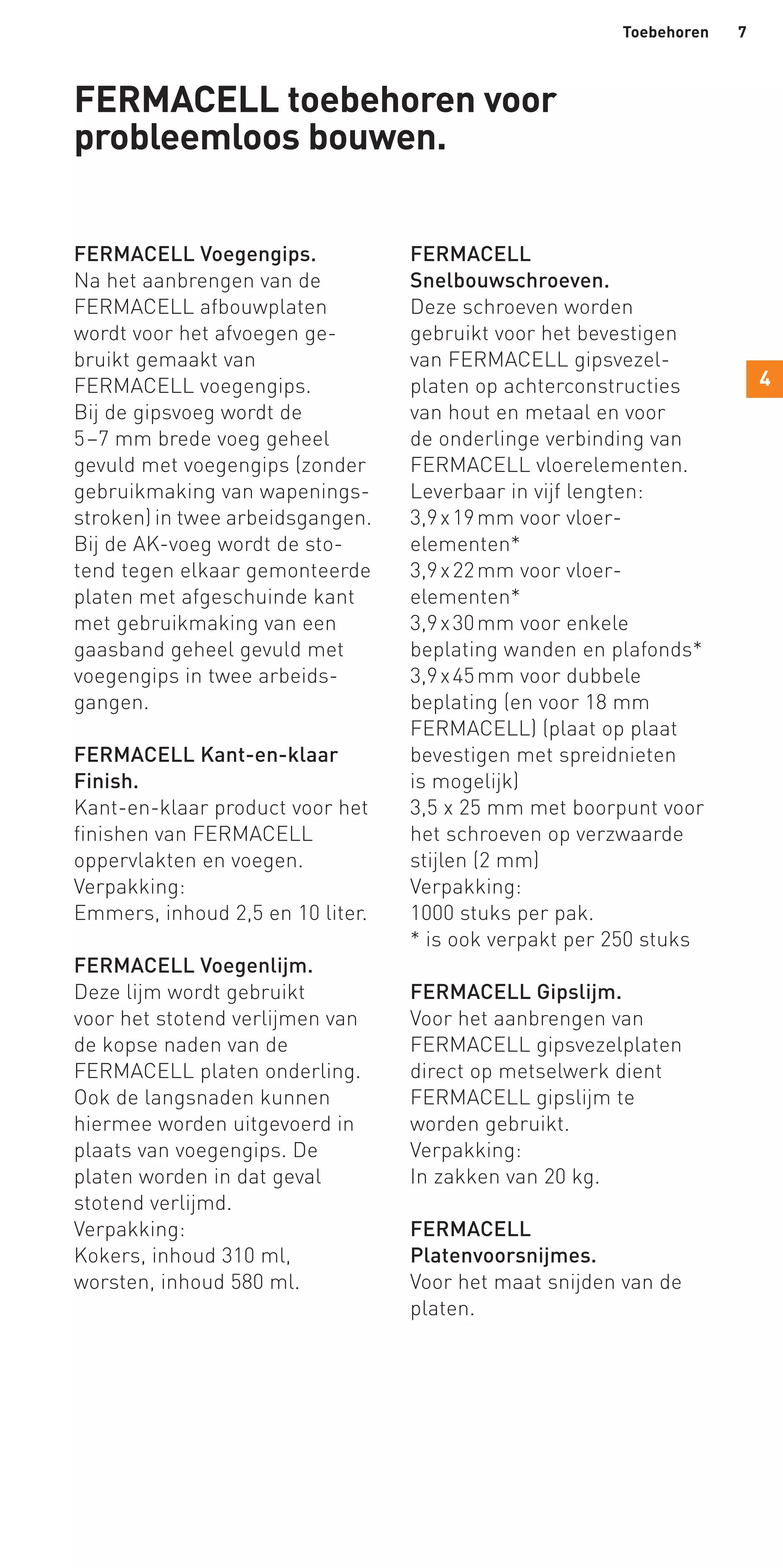 fermacell Gipsvezelplaten - Handleiding voor de verwerking | PDF