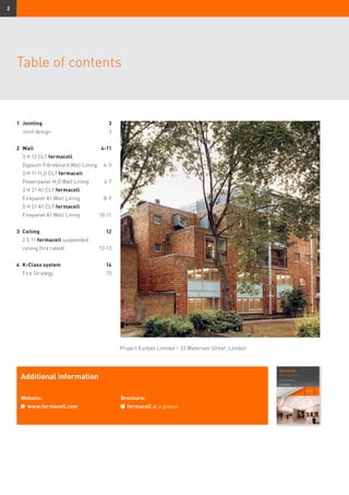 fermacell special fire protection with cross laminated timber (clt) | PDF
