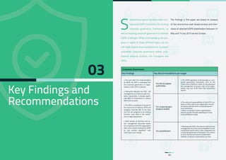 GDPR & corporate governance: The Role of Internal Audit and Risk Management One Year After ...