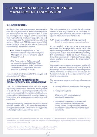 Ferma perspectives #2 - Cyber Risk Governance 09.10.2018