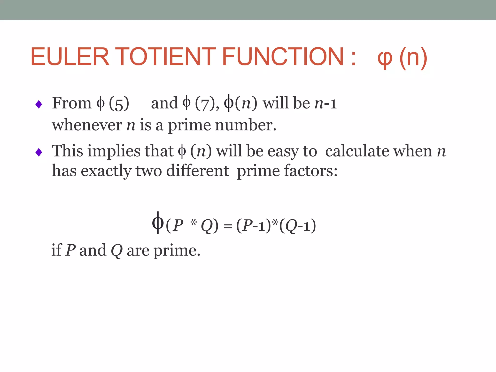 Fermat and euler theorem | PPTX