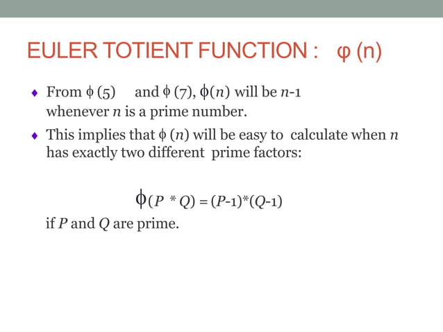Fermat and euler theorem | PPTX | Technology & Computing
