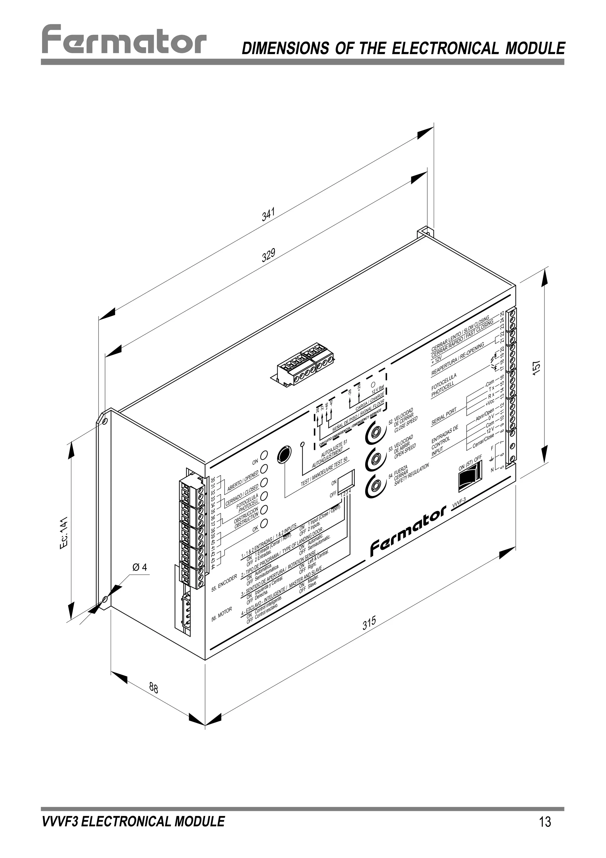 Fermator door operator_vvvf3 | PDF