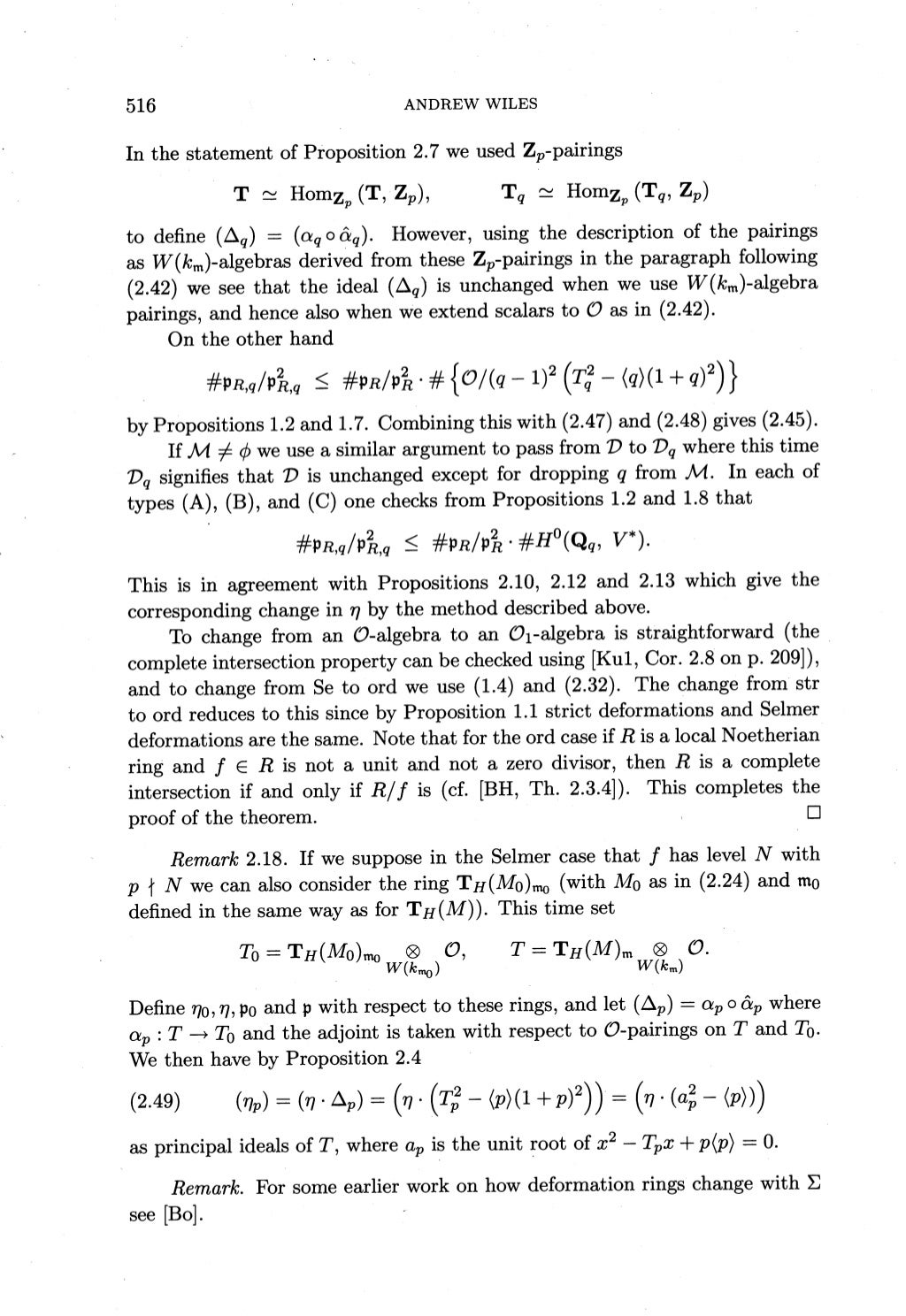 Fermats Last Theorem Proof By Andrew Wiles