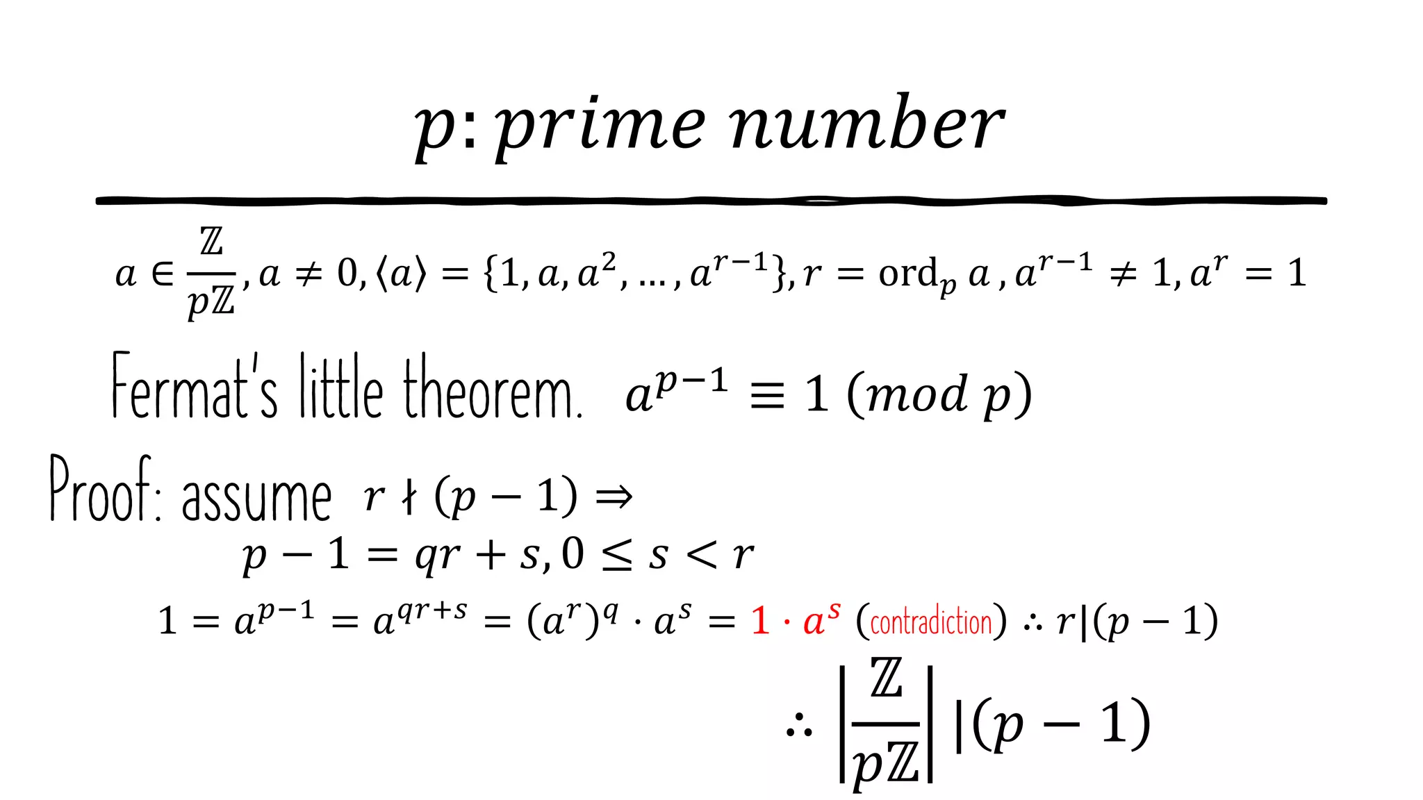 fermat's little theorem and … | PDF
