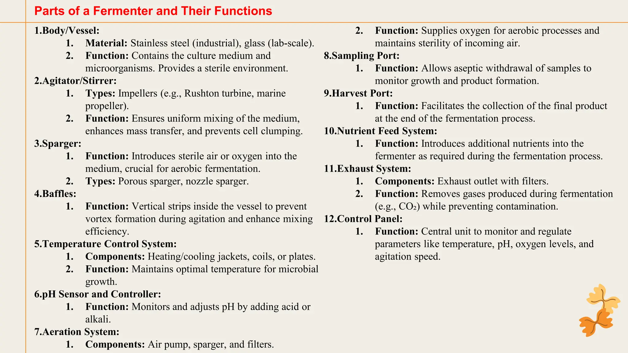 Fermentation Process – Types, Microorganisms, and Applications | PDF