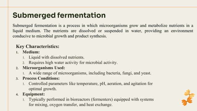 Fermentation Process – Types, Microorganisms, and Applications | PDF