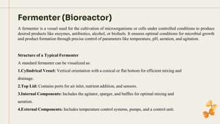 Fermentation Process – Types, Microorganisms, and Applications | PDF