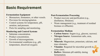 Fermentation Process – Types, Microorganisms, and Applications | PDF