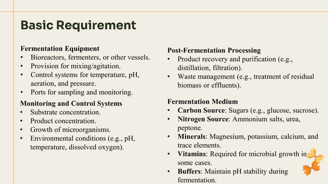 Fermentation Process – Types, Microorganisms, and Applications | PDF