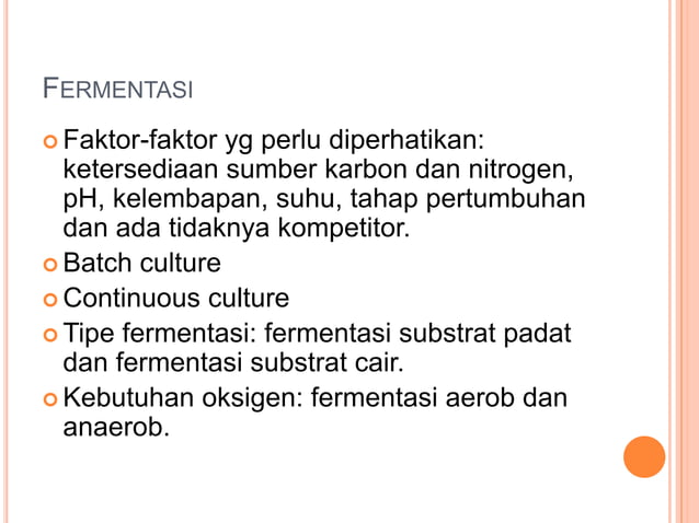 Fermentasi | PPTX