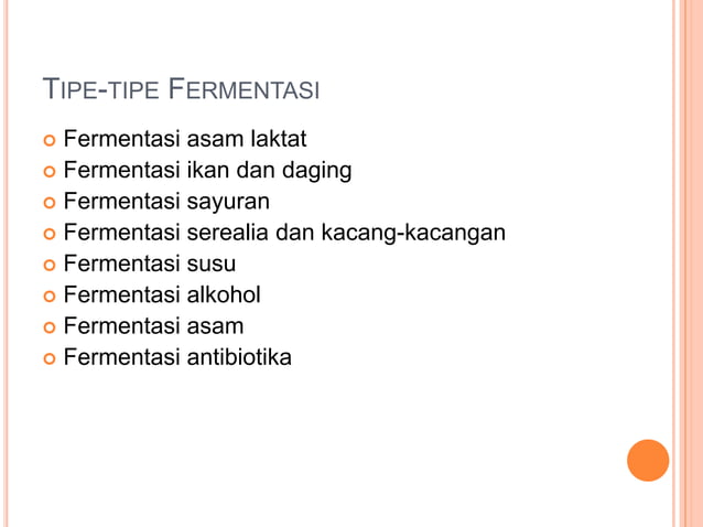Fermentasi | PPTX