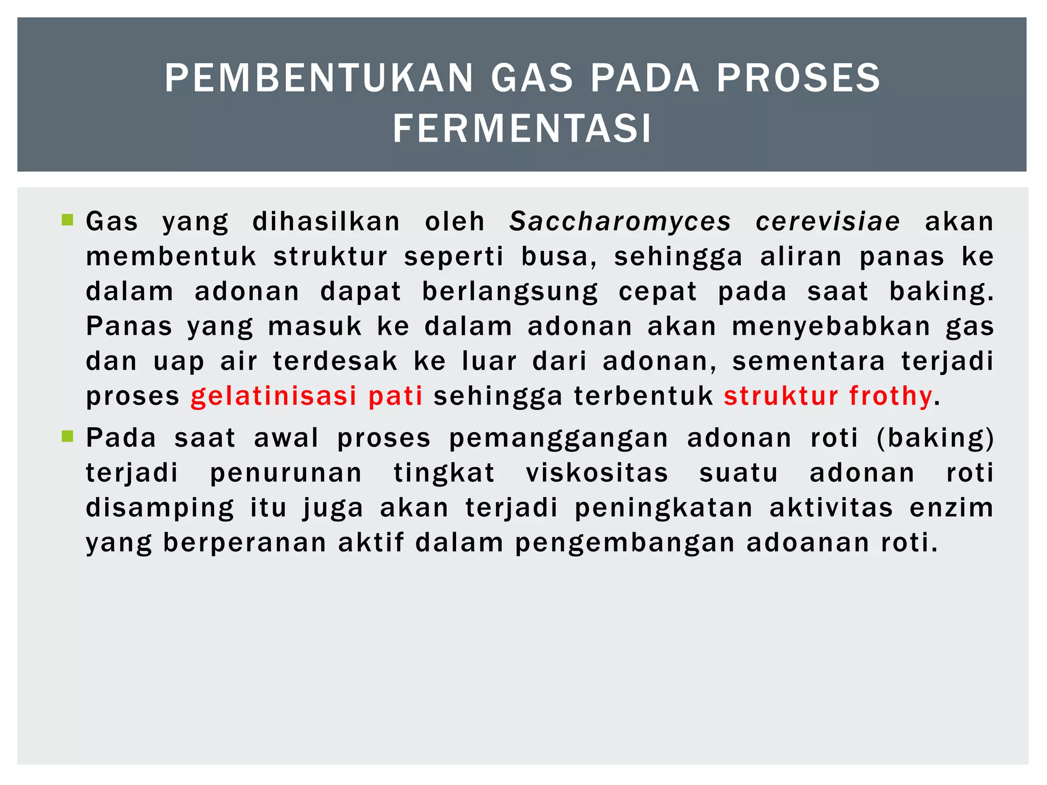 Teknologi Fermentasi pada Donat | PPTX