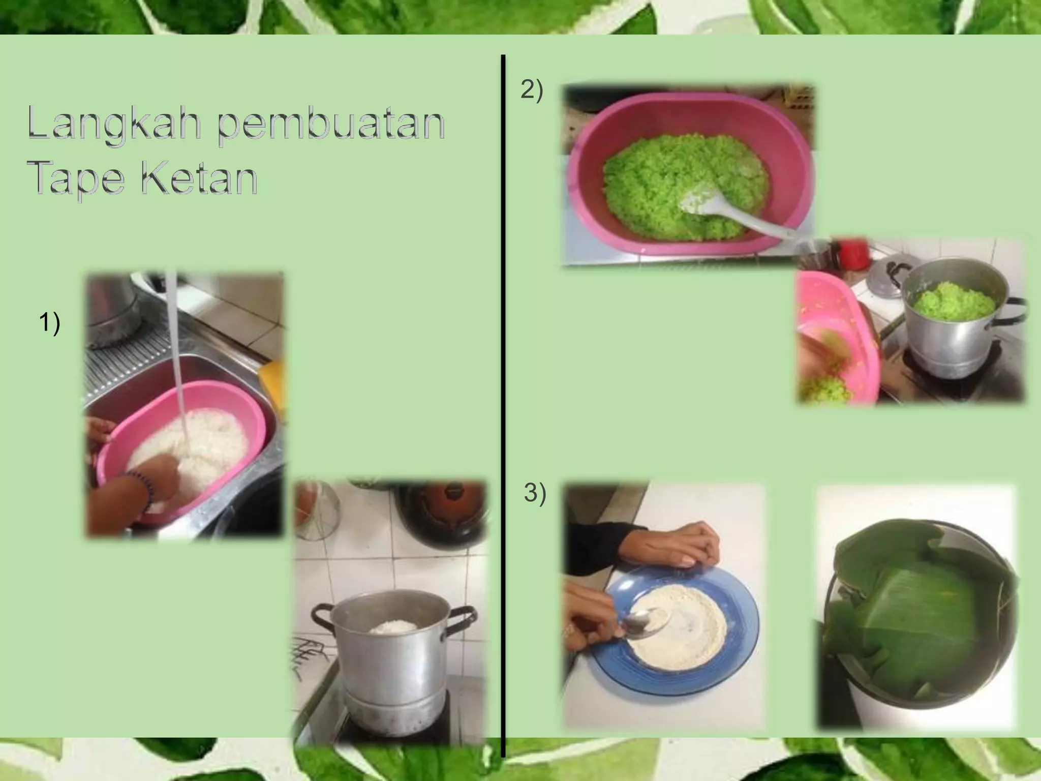 Fermentasi membuat tape ketan | PPTX