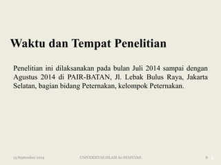 Fermentasi sorghum rumen kerbau secara in vitro | PPTX