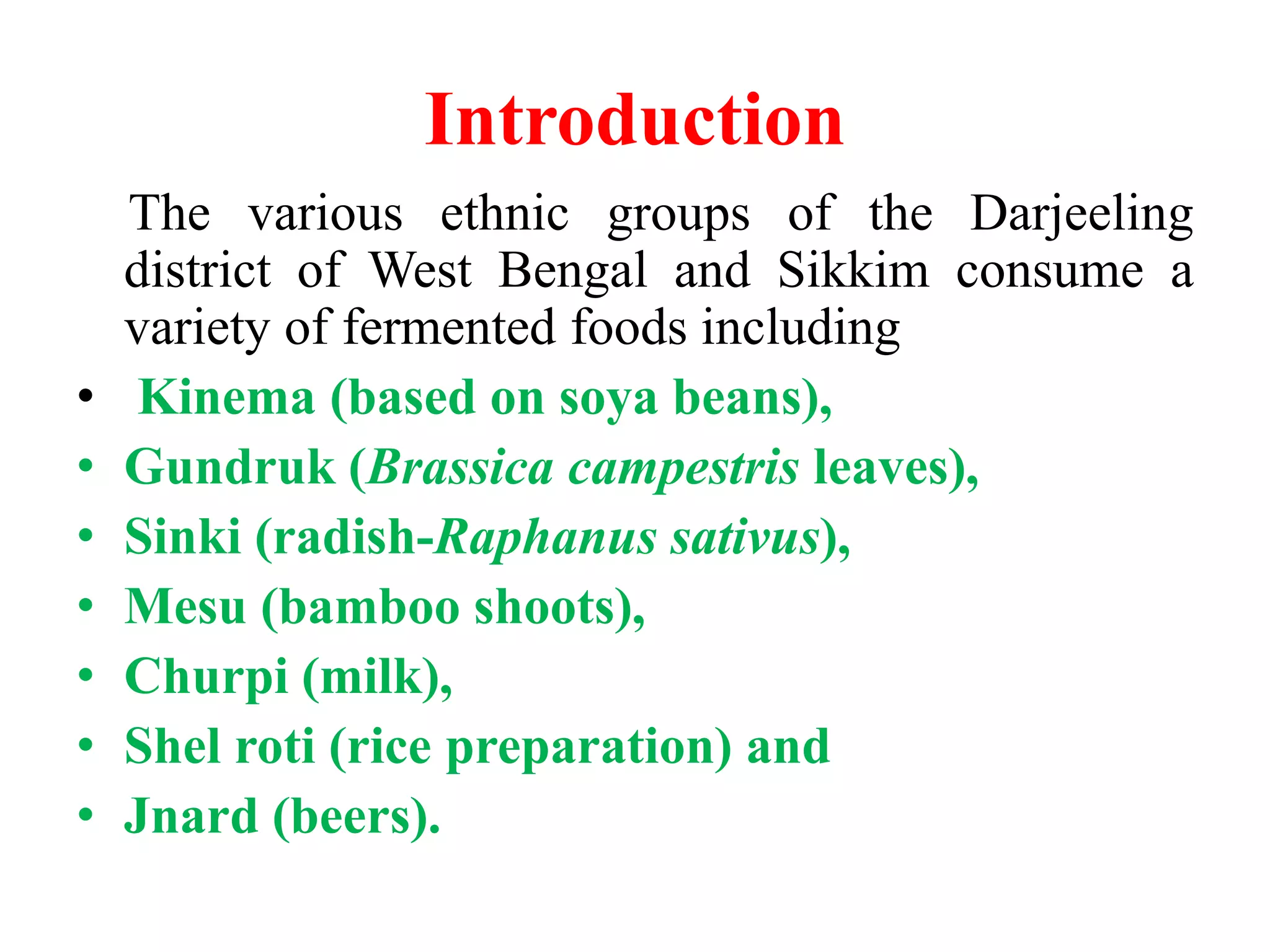 Fermentated food of sikkim | PPTX
