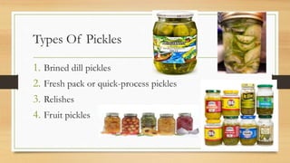 Fermented food pickle | PPTX