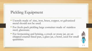 Fermented food pickle | PPTX