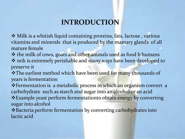 Fermentated milk products | PPTX