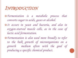 Fermentation | PPTX