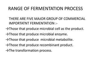Fermentation / fermented food / type of fermented food / microbial action | PPTX