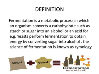 Fermentation Definition