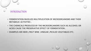 Fermentation | PPTX
