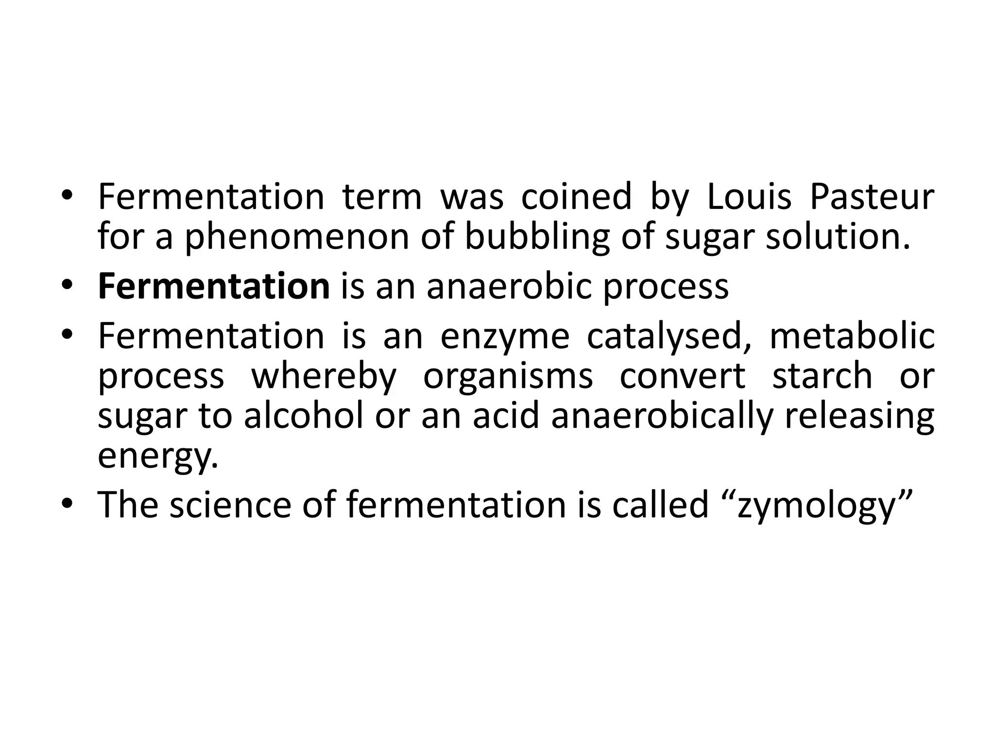Fermentation | PPTX
