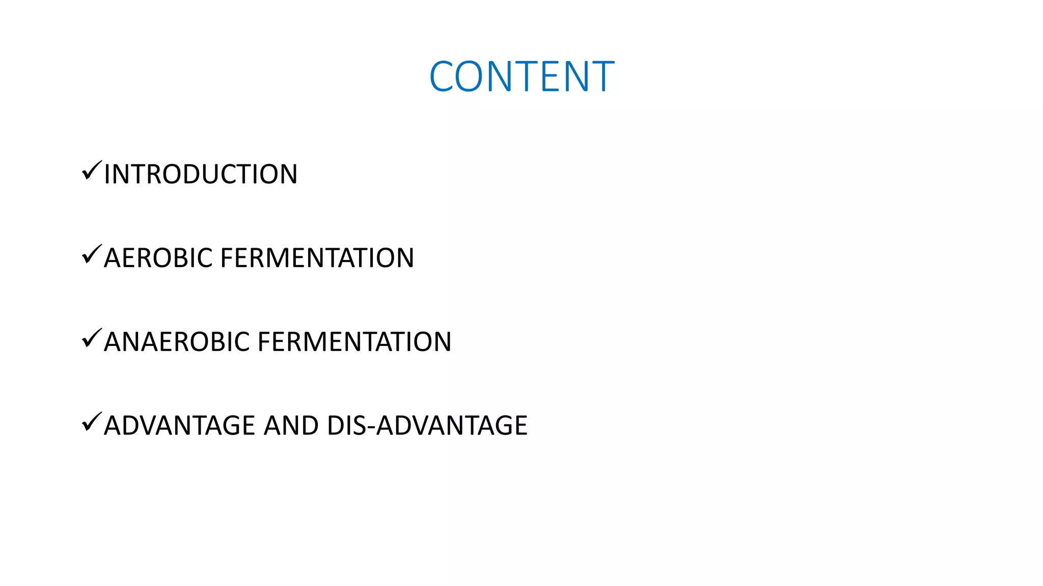 Fermentation | PPTX