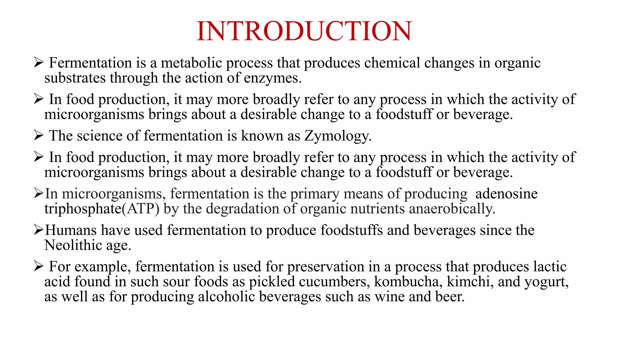 Fermentation | PPTX