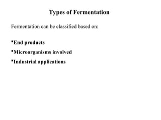 Fermentation types of fermentation alcoholic | PPT