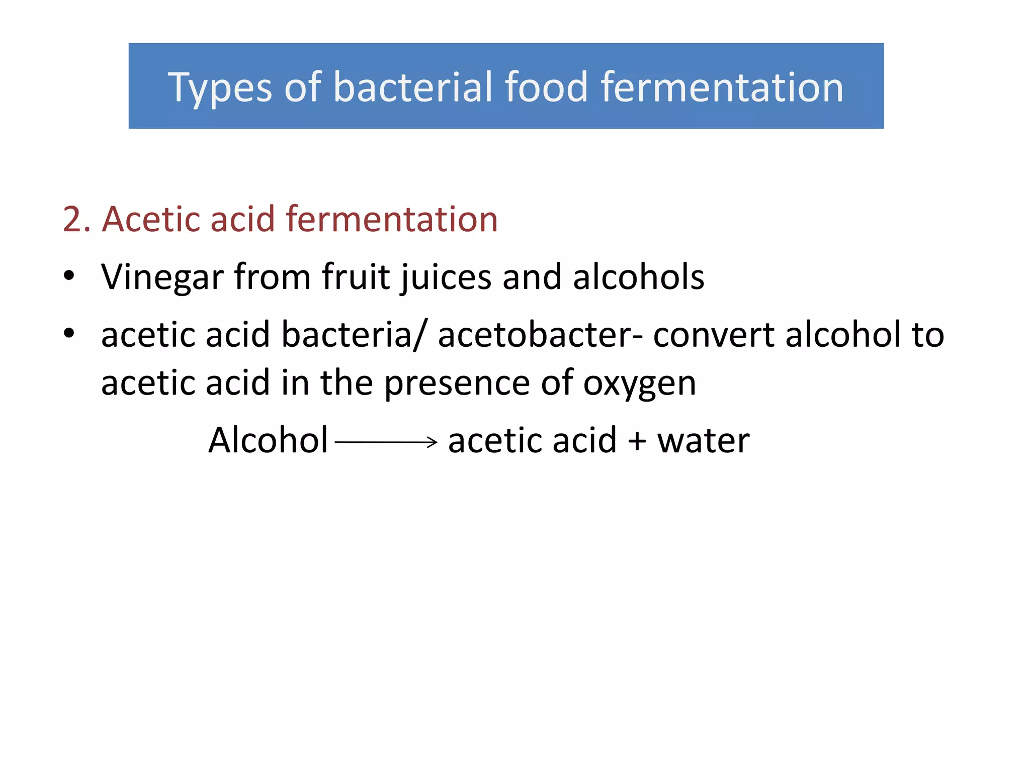 Types of Food Fermentation | PPTX
