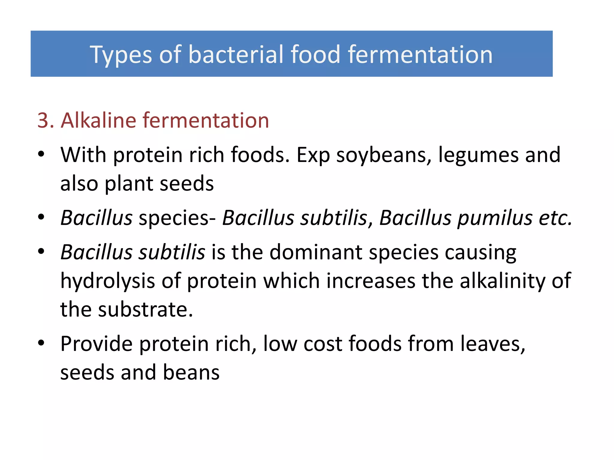 Types of Food Fermentation | PPTX