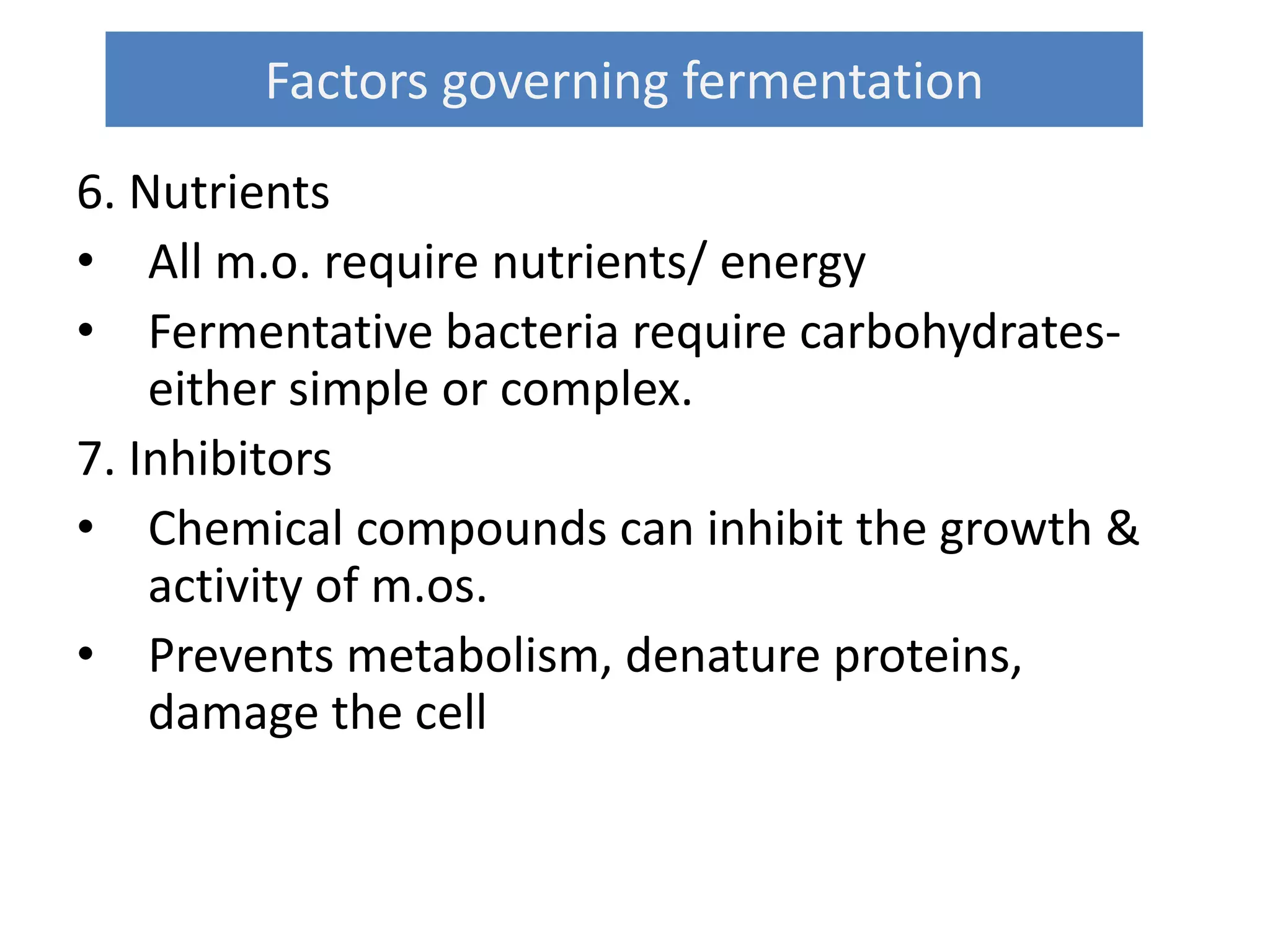 Types of Food Fermentation | PPTX