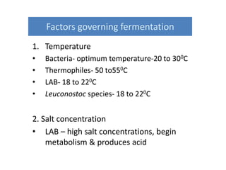 Types of Food Fermentation | PPTX