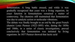 Fermentation and its types | PPTX