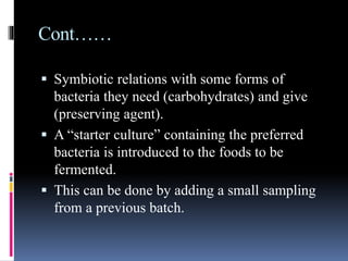 Fermentation as a method of preparing and preserving food | PPTX