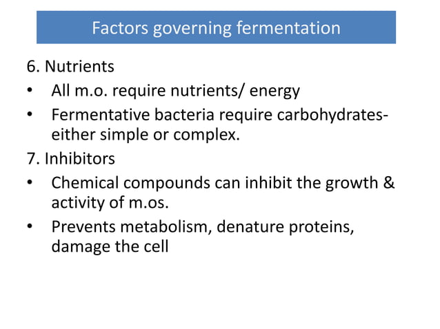 Fermentation & beverage technoloy, lecture 1 | PPTX