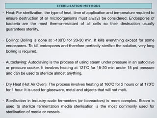 UNIT 6 Fermentation technology, Fermenters, Study of Media, types of ...