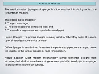 UNIT 6 Fermentation technology, Fermenters, Study of Media, types of ...