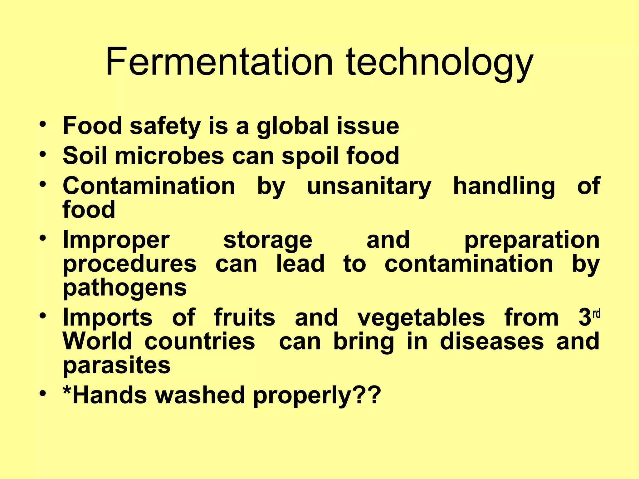 Fermentation biotechnology | PDF