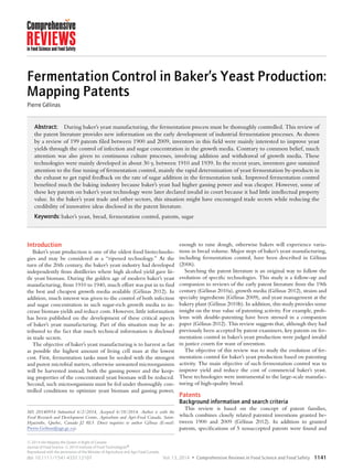 Fermentation control in baker’s yeast production | PDF