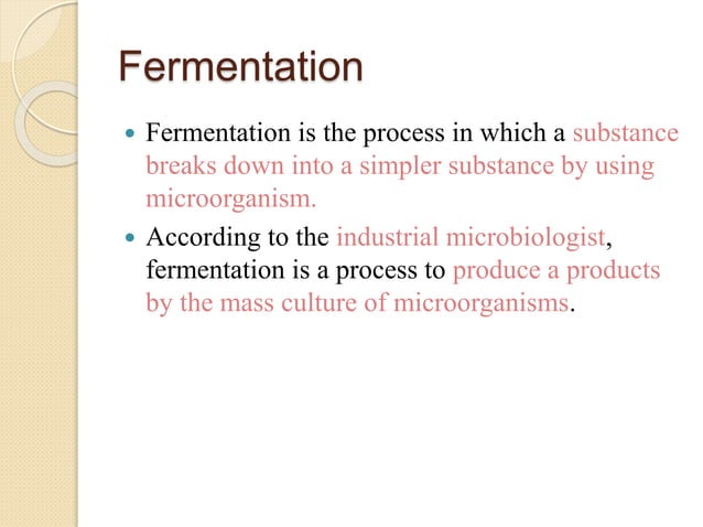 Fermentation media part 1 | PPTX