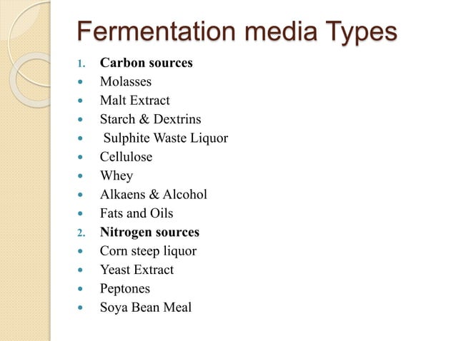 Fermentation media part 1 | PPTX
