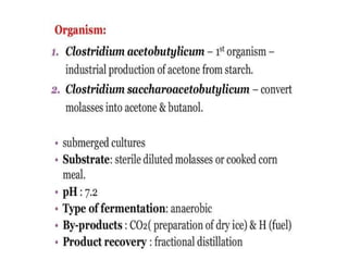 Fermentation of ABE and butanediol | PPTX | Chemistry | Science
