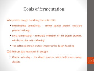 Fermentation of bakery products | PPTX