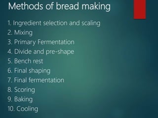 Fermentation of bakery products | PPTX