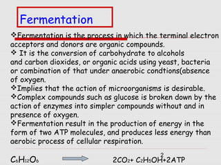 Fermentation of carbohydrates | PPT
